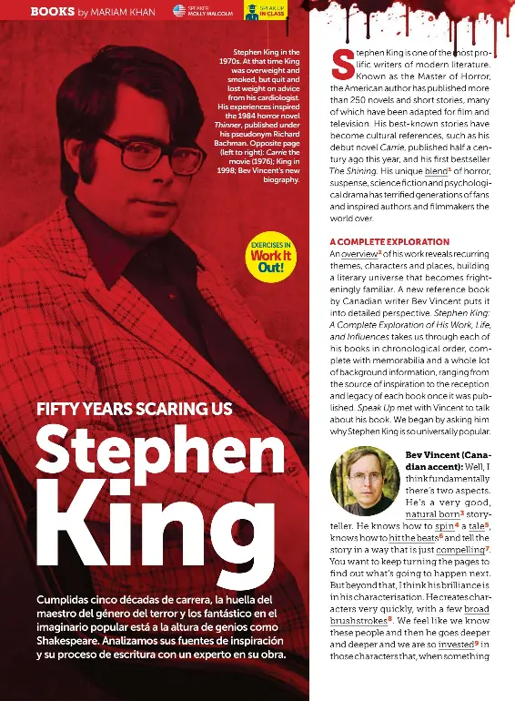 FIFTY YEARS SCARING US Stephen King - PressReader