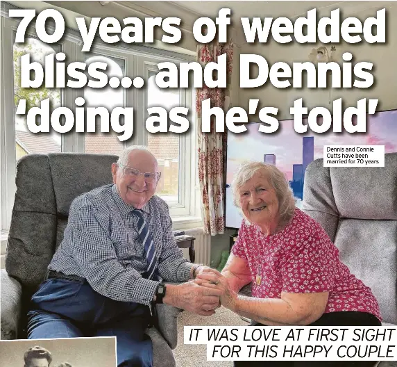 70 years of wedded bliss... and Dennis ‘doing as he’s told’ - PressReader