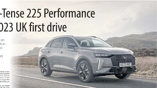 DS 7 E-Tense 225 Performanc­e Line 2023 UK first drive - PressReader