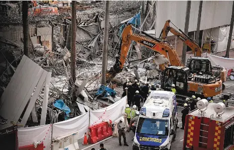 Worker killed after structure collapses at Tanjong Pagar demolition ...