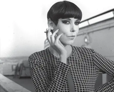 Supermodel became symbol of Sixties with provocativ­e monokini ...