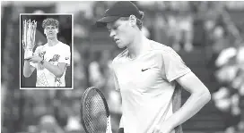 Sinner rút lui khỏi Paris Masters - PressReader