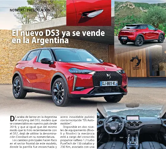El nuevo DS3 ya se vende en la Argentina - PressReader