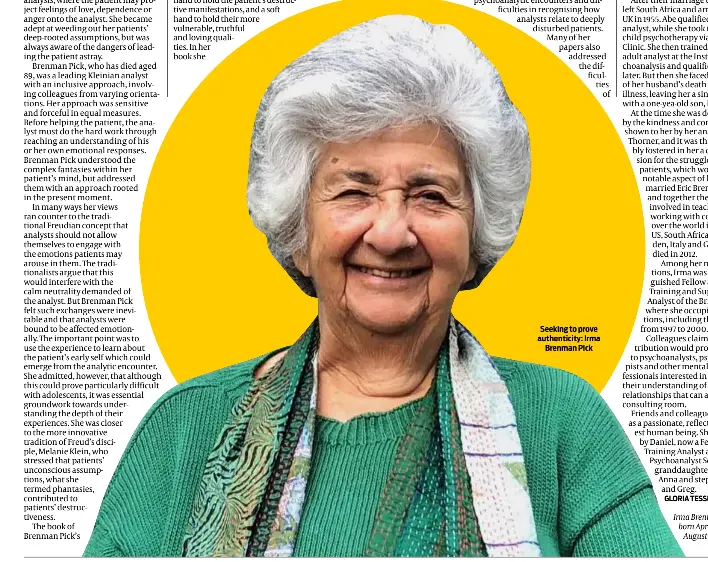 Irma Brenman Pick - PressReader