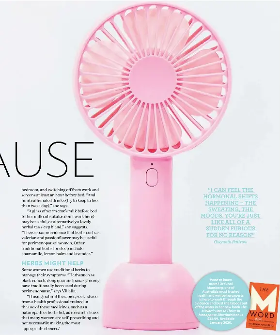 Dealing With PERIMENOPA­USE - PressReader