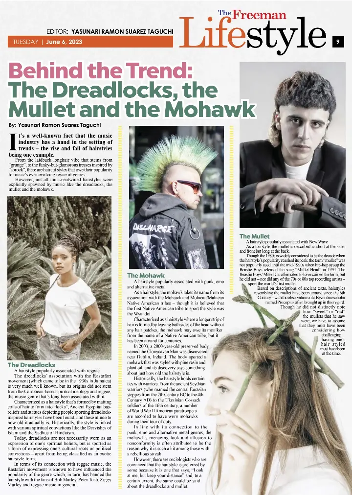 Behind the Trend: The Dreadlocks, the Mullet and the Mohawk - PressReader