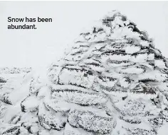 Cairngorms turned into winter wonderland as snow falls - PressReader