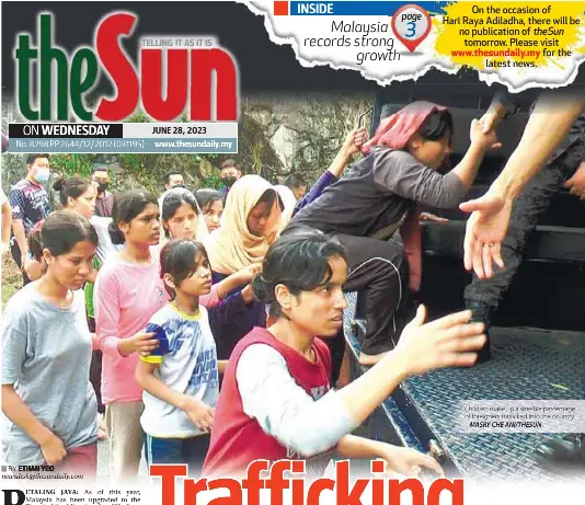 Traffickin­g scourge - PressReader