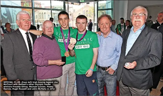TRIBUTES FOR ICON McCOURT - PressReader