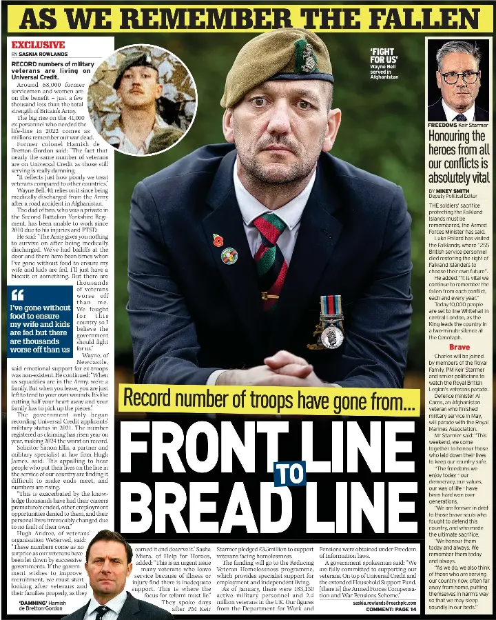 FRONT LINE TO BREAD LINE - PressReader