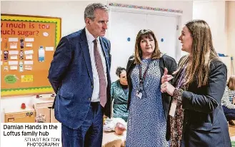 Minister visits new family hub - PressReader