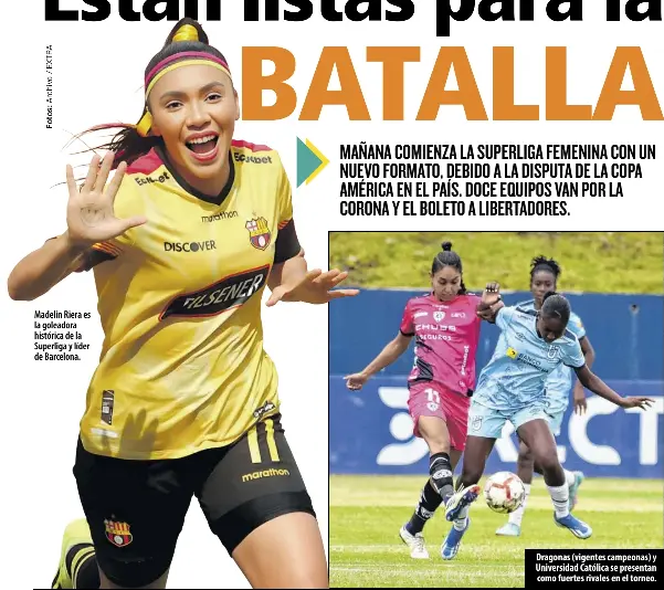 Están listas para la BATALLA - PressReader