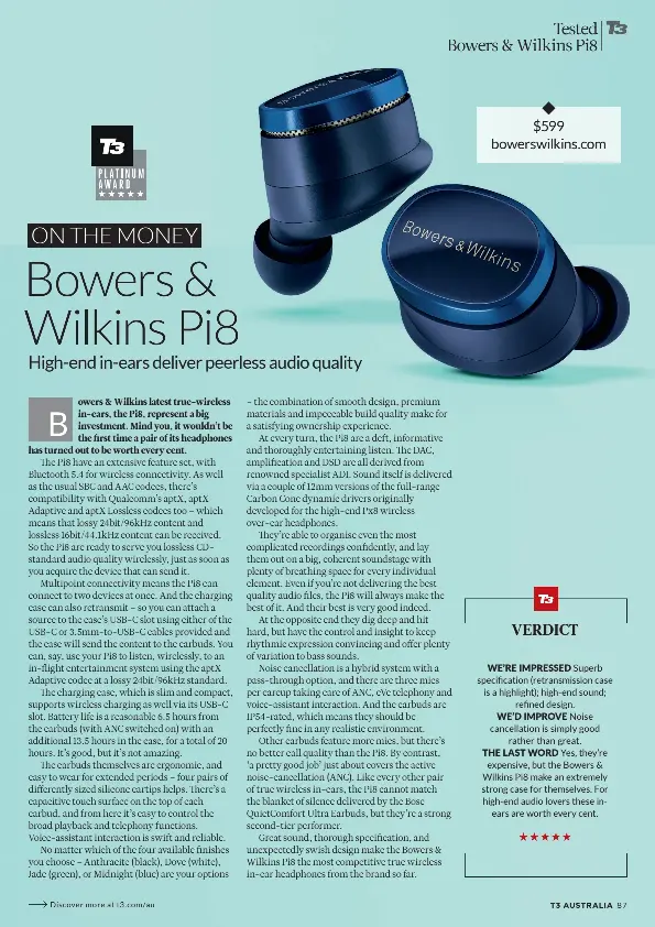 Bowers & Wilkins Pi8 - PressReader