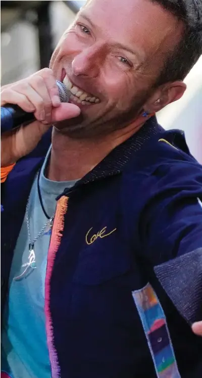 EN ØVELSE Å IKKE HATE SEG SELV Coldplay og Chris Martin vil bare lage ...