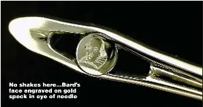 Small’s well...Bard’s portrait in a needle - PressReader