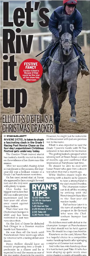 ELLIOTT’S D’ETEL IS A CHRISTMAS CRACKER - PressReader