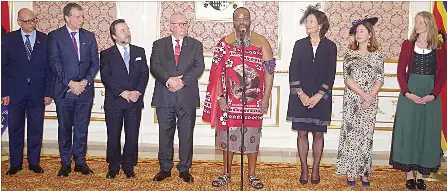 King welcomes 7 EU ambassador­s, high commission­ers - PressReader