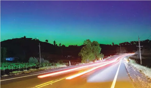 Colorful light shows as solar storm hits Earth - PressReader