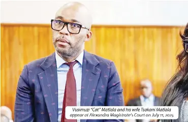 WHY VUSI “CAT” MATLALA, WIFE TSAKANI MATLALA WANTED ME KILLED – TEBOGO ...