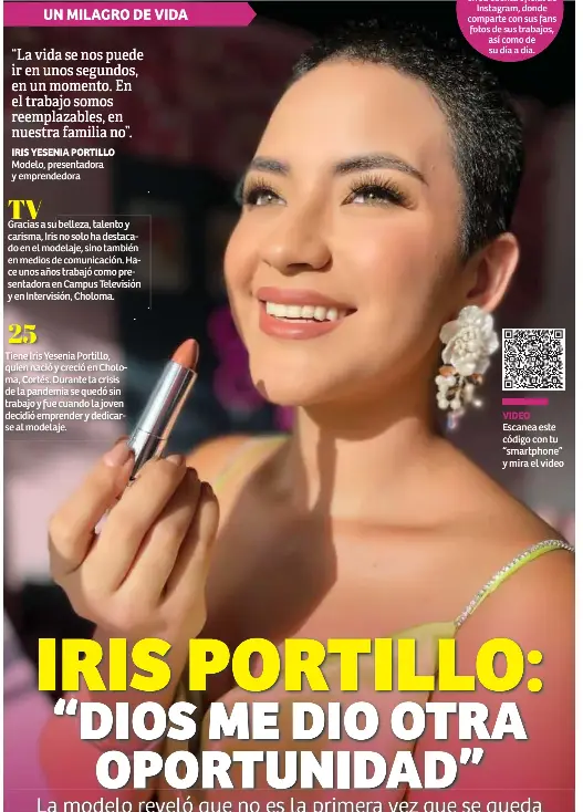 IRIS PORTILLO: “DIOS ME DIO OTRA OPORTUNIDA­D” - PressReader