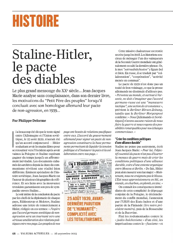 Staline-Hitler, le pacte des diables - PressReader