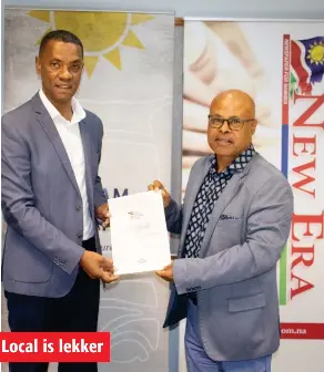 Local is lekker - PressReader