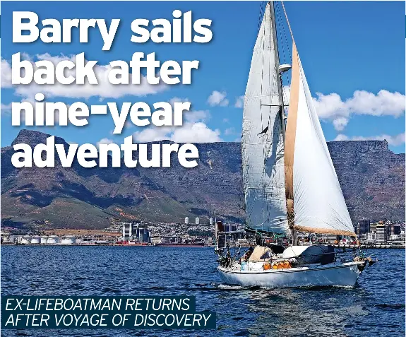 Barry sails back after nine-year adventure - PressReader