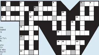 TV CROSSWORD - PressReader