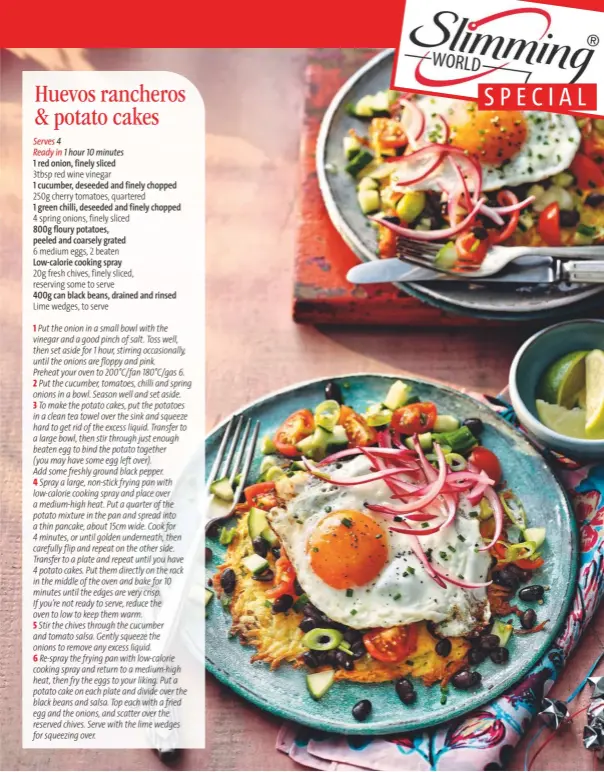 Huevos rancheros & potato cakes - PressReader