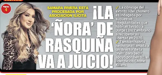 ¡LA ‘ÑORA’ DE RASQUIÑA VA A JUICIO! - PressReader