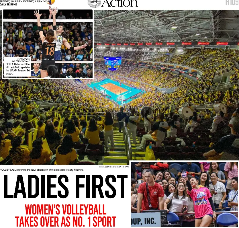 LADIES FIRST WOMEN’S VOLLEYBALL TAKES OVER AS NO. 1 SPORT - PressReader