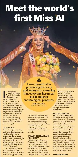 Meet the world’s first Miss AI - PressReader