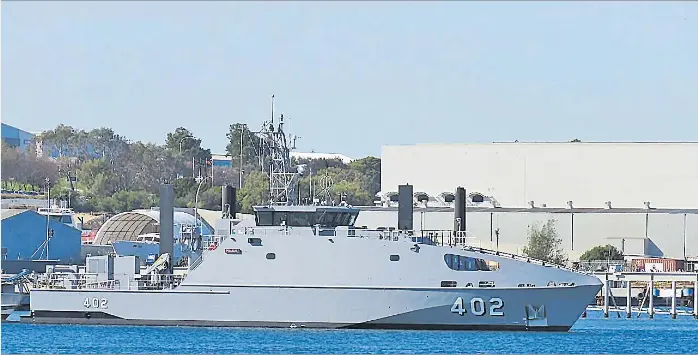 The RFNS Puamau Navy awaits arrival of Guardian-class-patrol boat ...