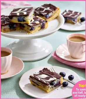 Blueberry millionair­e shortbread - PressReader