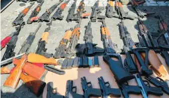 Desde 2020 decomisan cientos de armas y millones de municiones - PressReader