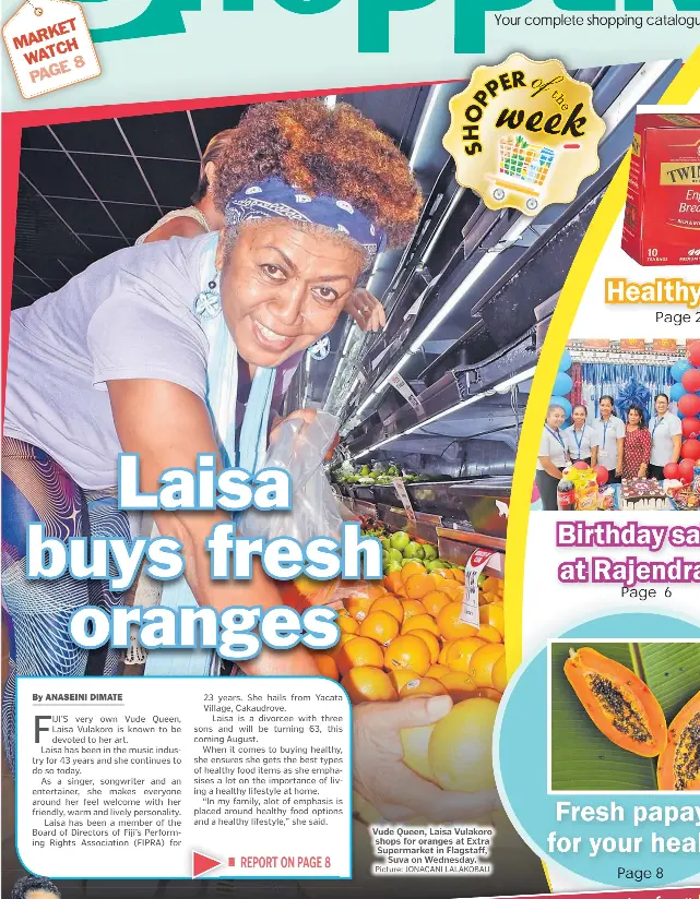 Laisa buys fresh oranges - PressReader