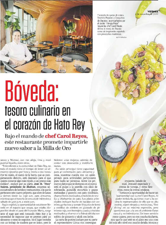 Bóveda: tesoro culinario en el corazón de Hato Rey - PressReader