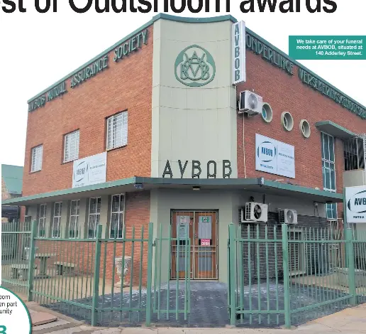 AVBOB is proud to be nominated in the Best of Oudtshoorn awards ...