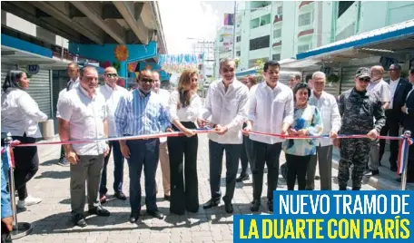 .NUEVO TRAMO DE. .LA DUARTE CON PARÍS. - PressReader