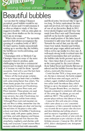 Beautiful bubbles - PressReader