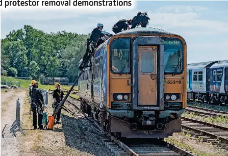 BTP firearms and protestor removal demonstrat­ions - PressReader