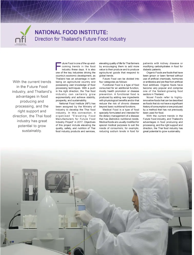 NATIONAL FOOD INSTITUTE: - PressReader