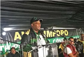 Danny Msiza can campaign for ANC, Mantashe says - PressReader