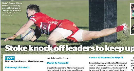 Stoke knock off leaders to keep up pressure - PressReader