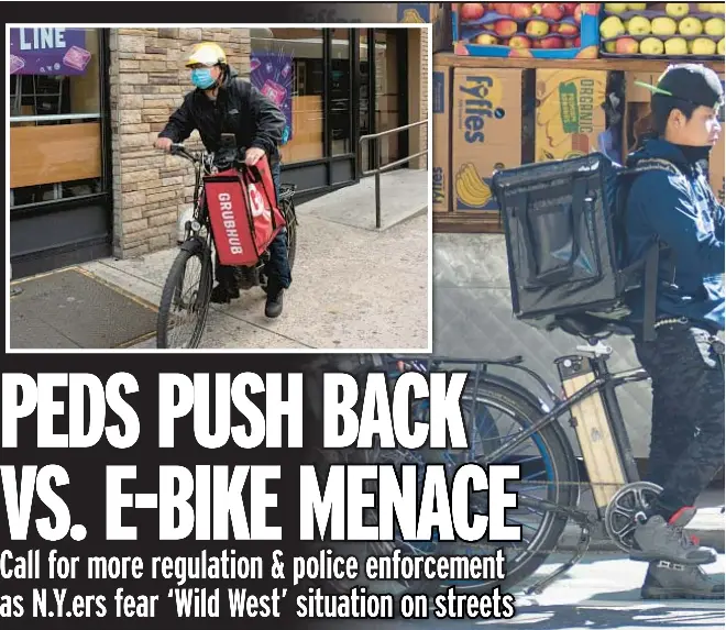PEDS PUSH BACK VS. E-BIKE MENACE - PressReader