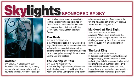 Skylights sponsored by sky - PressReader