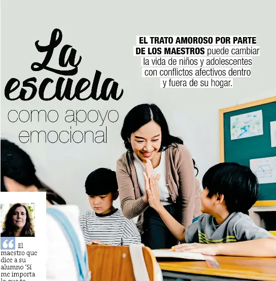 La escuela como apoyo emocional - PressReader