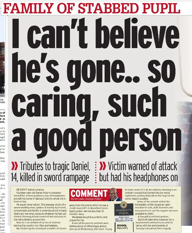 I can’t believe he’s gone.. so caring, such a good person - PressReader