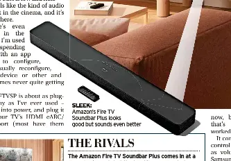 Raise the bar for TV sound - PressReader