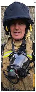 So how’s that for a conversion?... from rugby ace to firefighti­ng hero ...